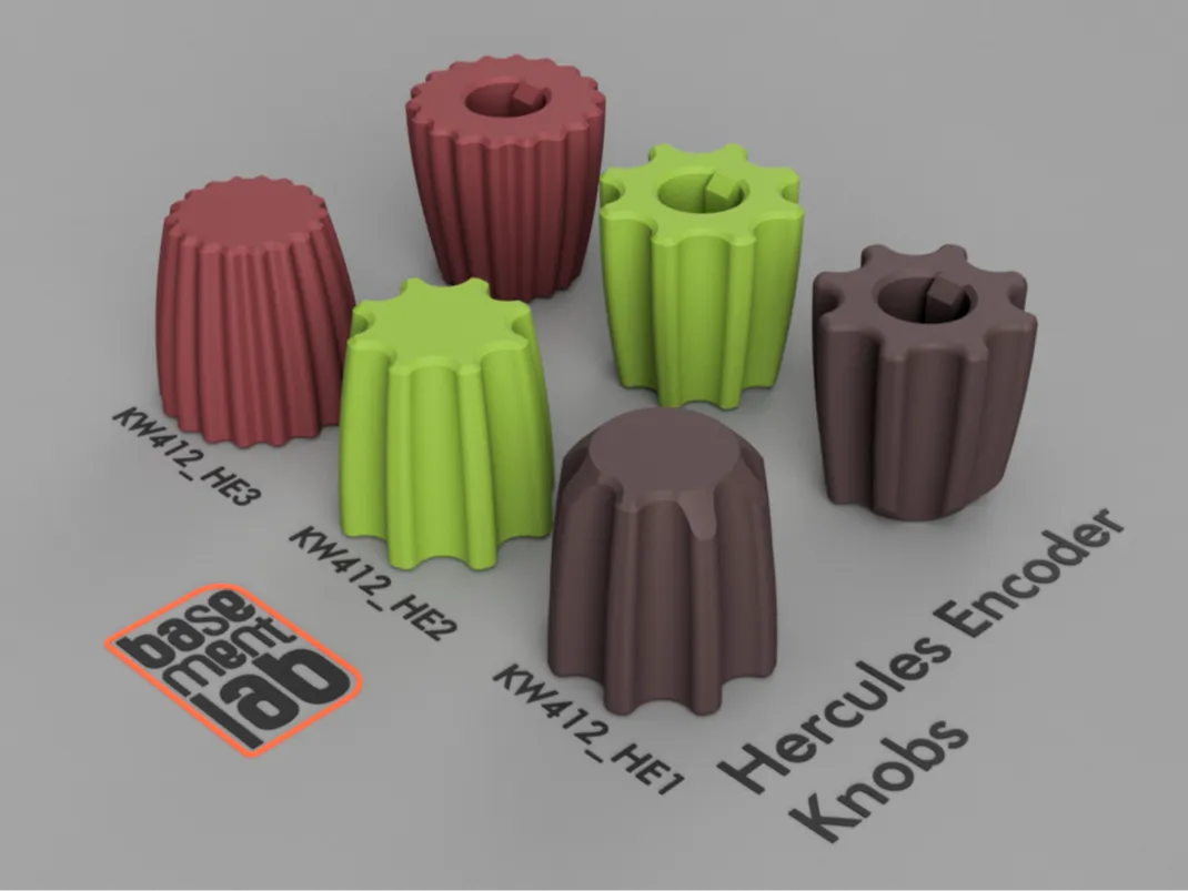 Rotary Encoder Knobs - Designer Version - Free 3D Print Model - MakerWorld
