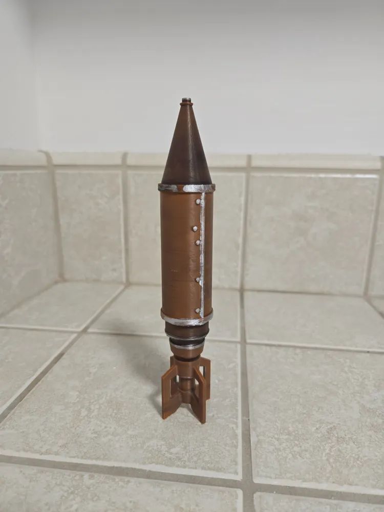 Rust Rocket by Printing By Gh6st MakerWorld: Download Free 3D Models