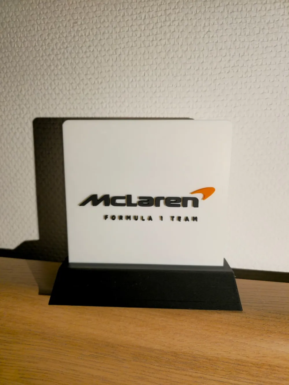 McLaren Formula 1 Team Logo Stand / Desk Display - Free 3D Print Model ...