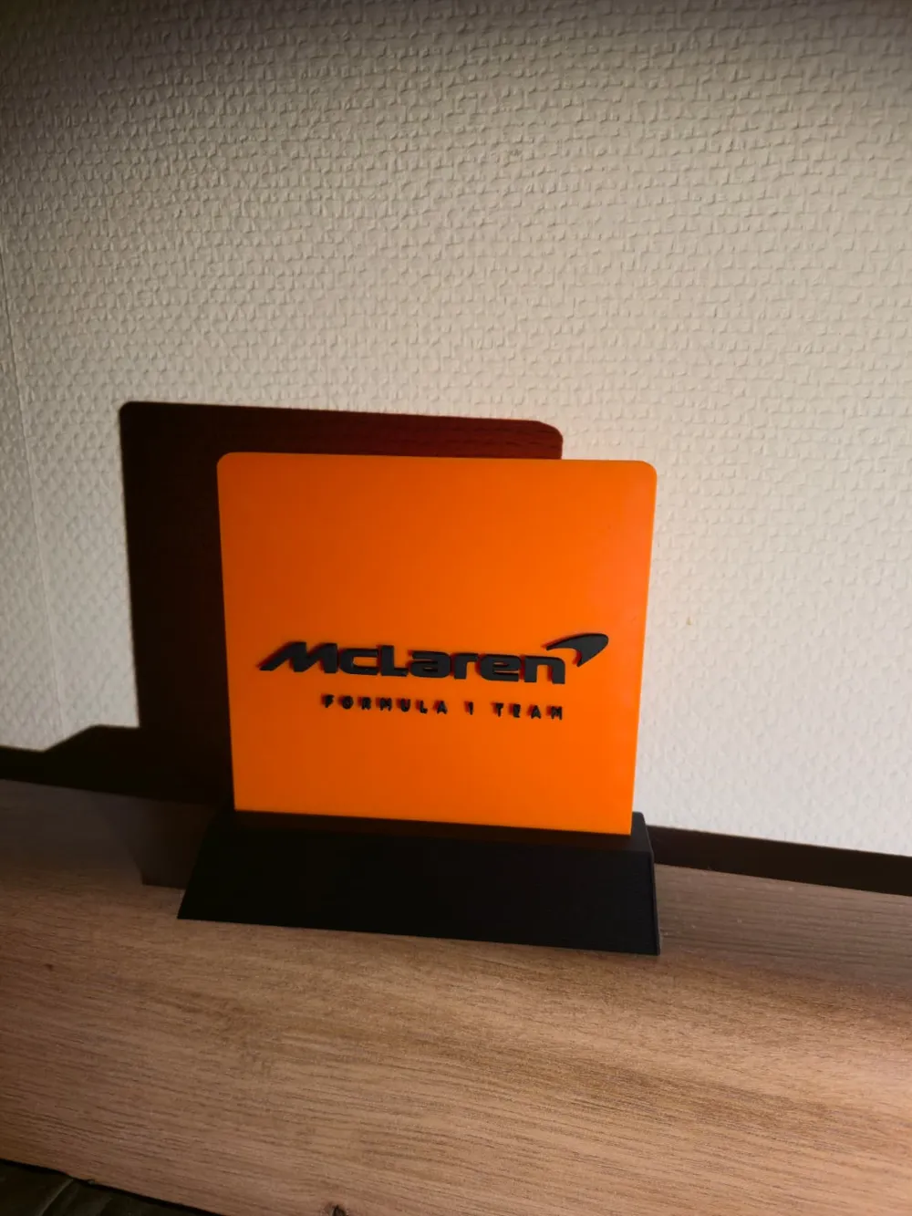 McLaren Formula 1 Team Logo Stand / Desk Display - Free 3D Print Model ...