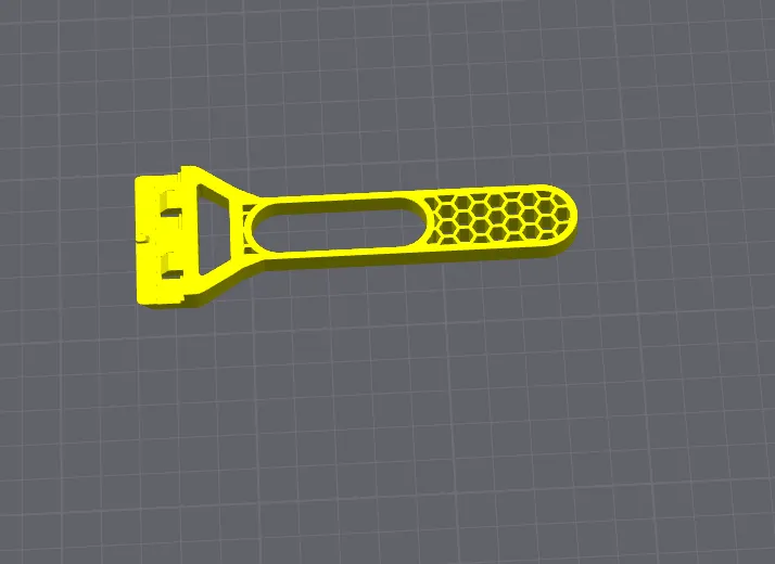 Razor Scraper Hexa - Free 3D Print Model - MakerWorld