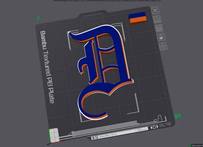 Detroit Tigers Olde English D by Prime Tower - MakerWorld