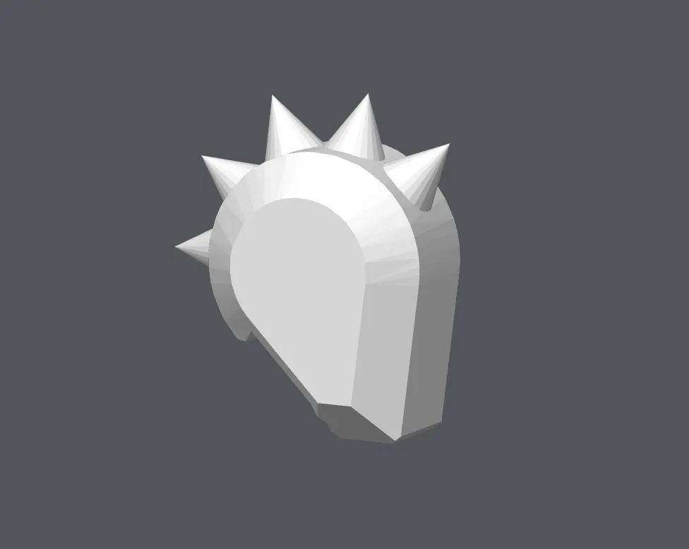 Dummy 13 Spike Mohawk Head Remixed by DJ$weatyMoney MakerWorld ...