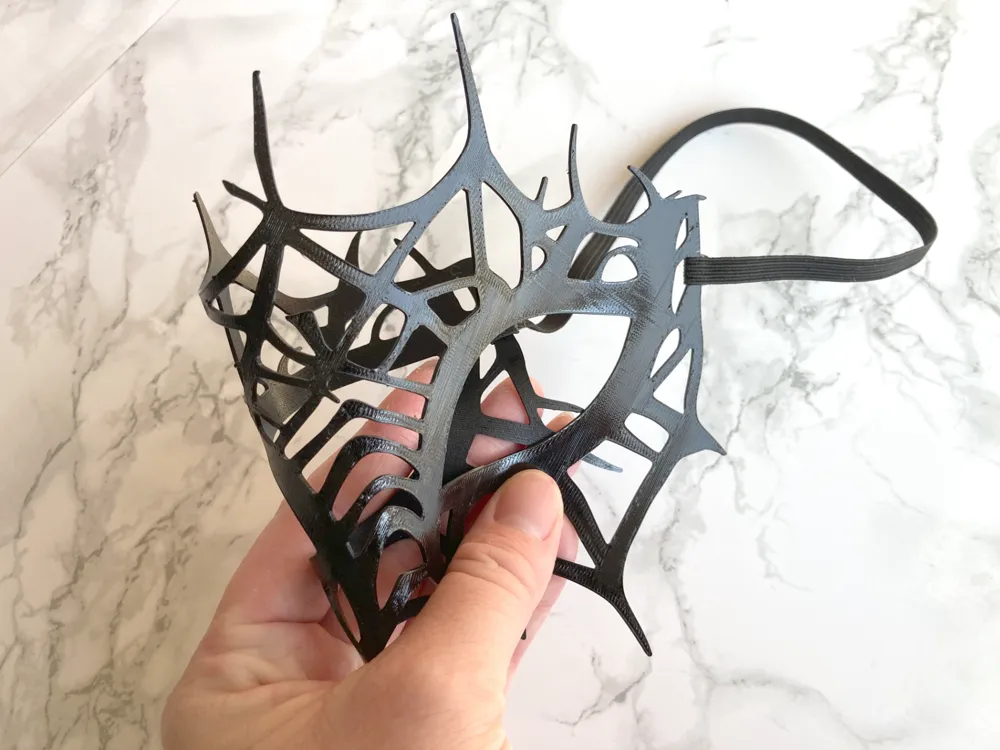 Spider Web Flex Masks - Lacy and Chaotic by PenolopyBulnick - MakerWorld