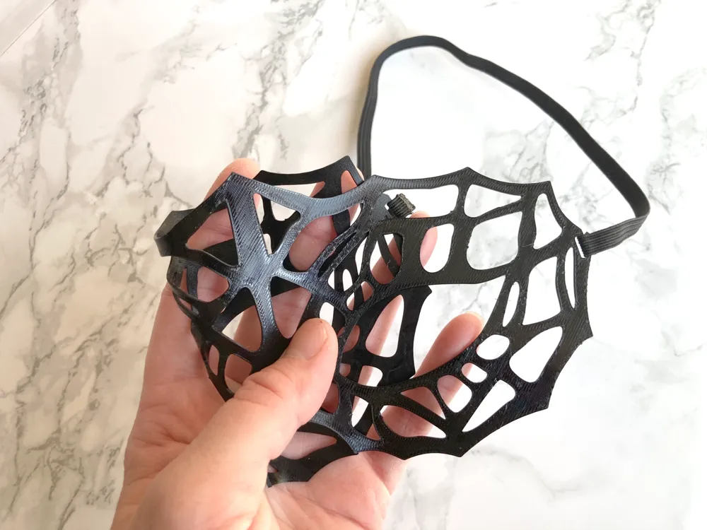 Spider Web Flex Masks - Lacy and Chaotic by PenolopyBulnick - MakerWorld
