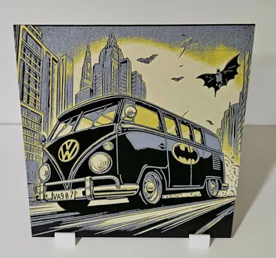 Batman VW Van by Mano's 3d_ArtMakerWorld: Download Free 3D Models