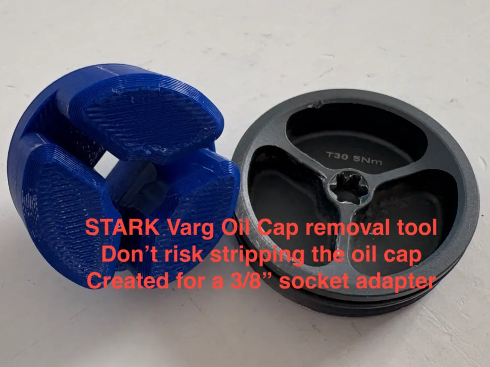 STARK Varg Oil Cap removal tool - Free 3D Print Model - MakerWorld