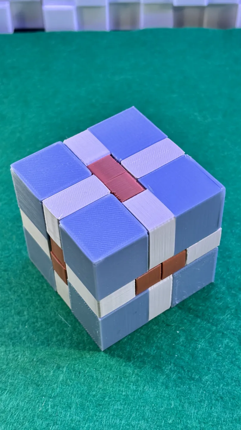 3D Cube Puzzle from wooden original to remodeled by hogo_makerspace ...