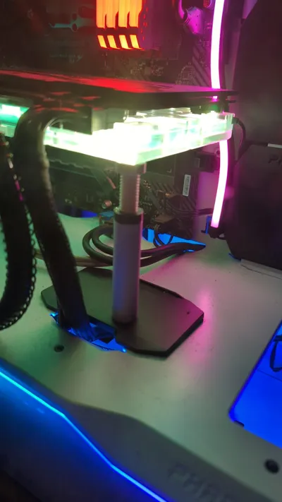 GPU Adjustable Anti Sag Support Riser by 3D Accessory - MakerWorld