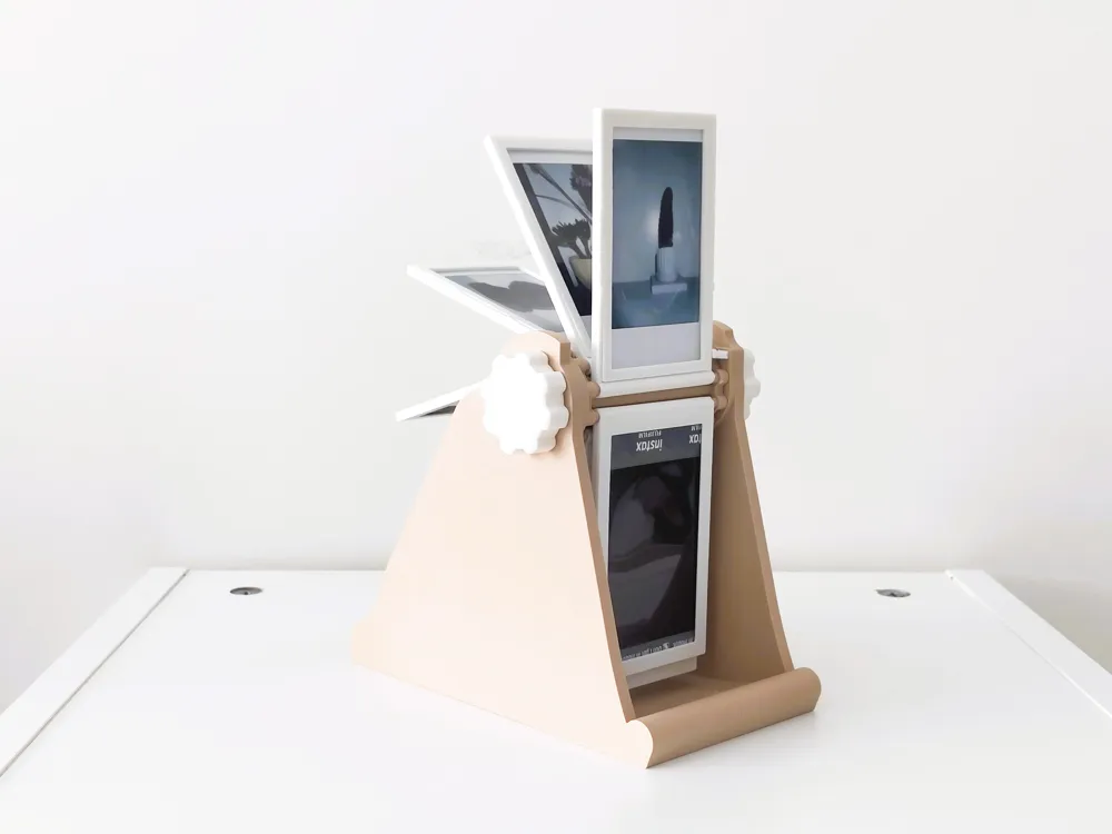 Instax Mini Photo Rolodex | Vertical - Free 3D Print Model - MakerWorld