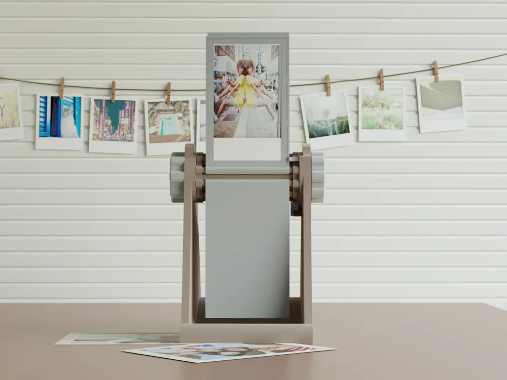 Instax Mini Photo Rolodex | Vertical by YETI 3design MakerWorld: Download Free 3D Models