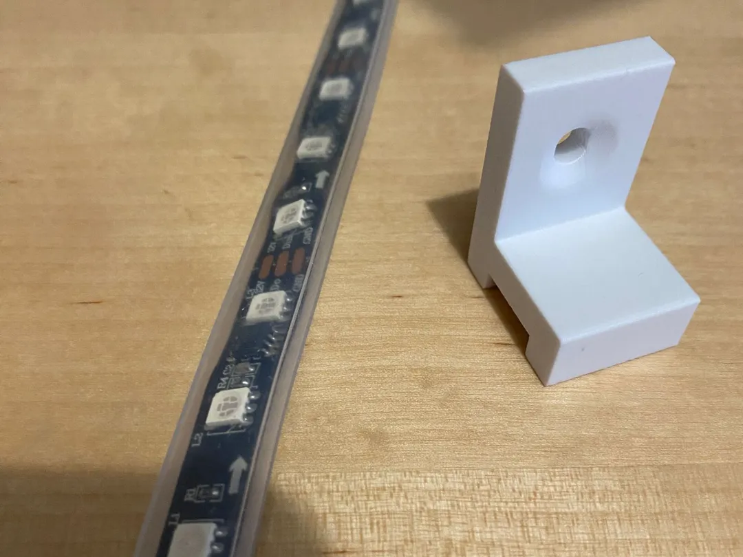 LED strip support - Free 3D Print Model - MakerWorld
