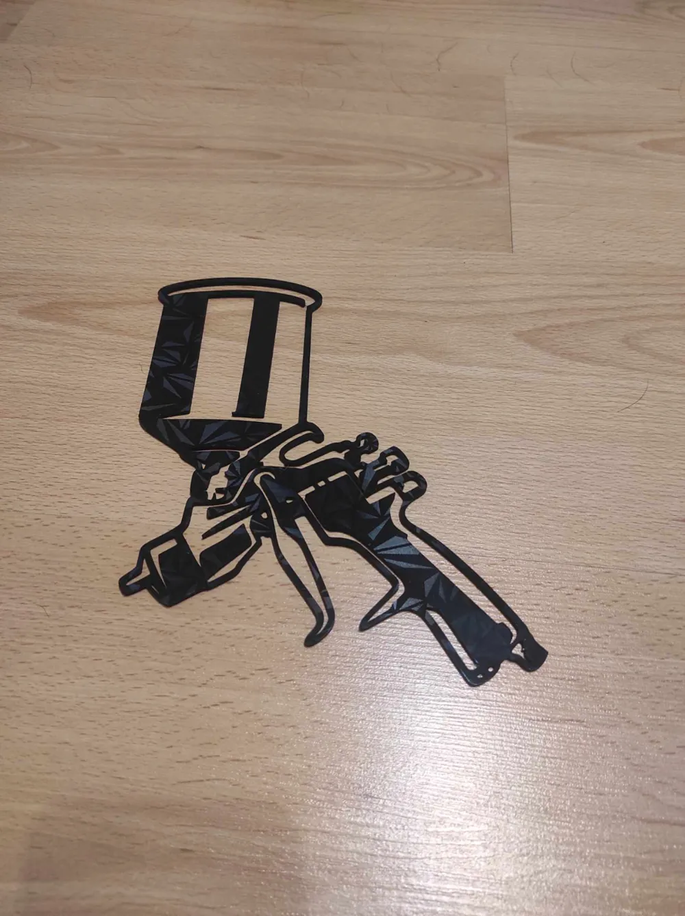 Spray Paint gun 2D wall art by OrangeSsMakerWorld: Download Free 3D Models