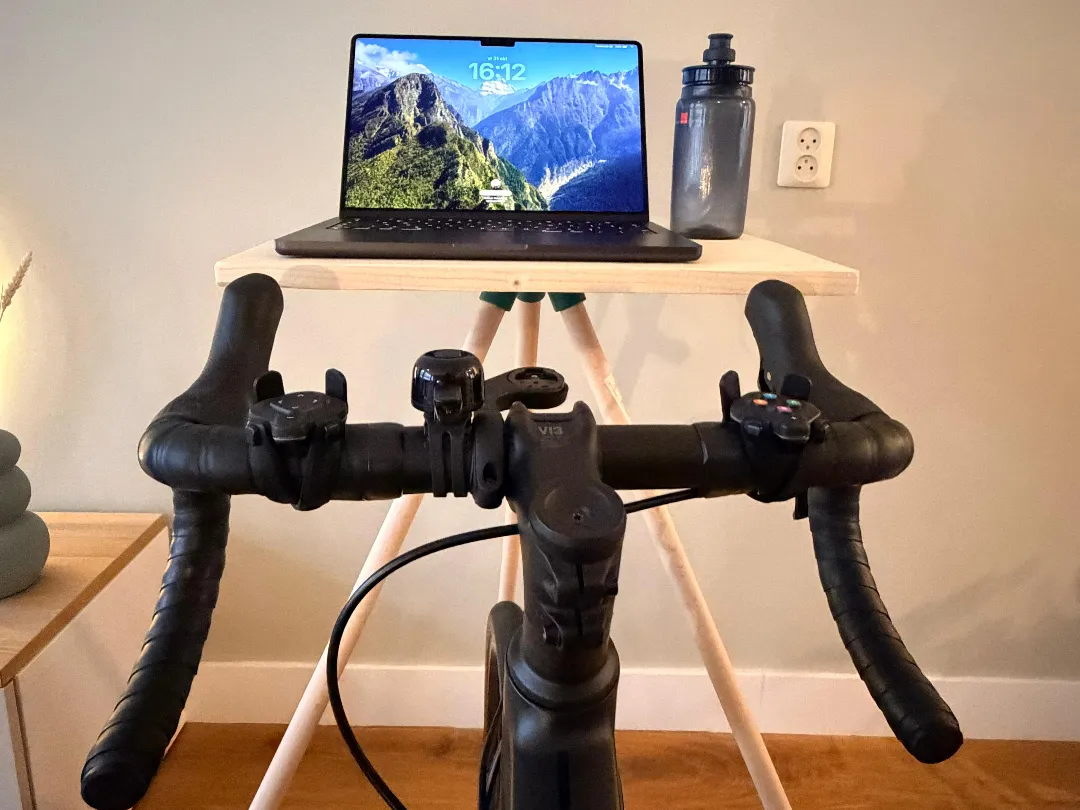 Zwift Laptop Stand Tripod Base Plate (22mm Dowels) - Free 3D Print ...