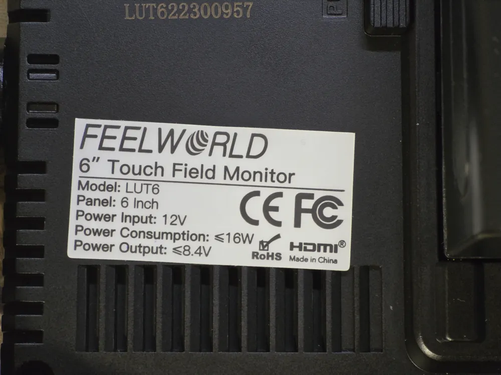 Sunhood for FEELWORLD 6'' Touch Field Monitor by wusiu - MakerWorld