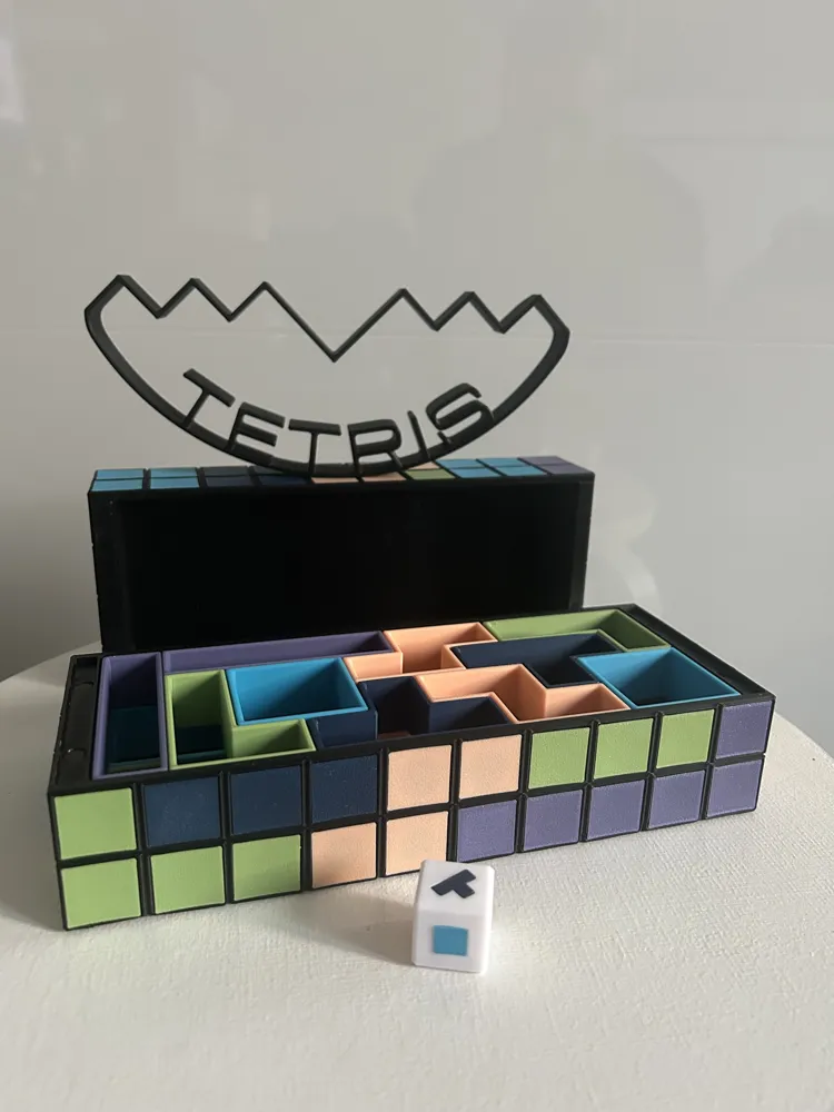 Tetris balance game by Liuk MakerWorld: Download Free 3D Models