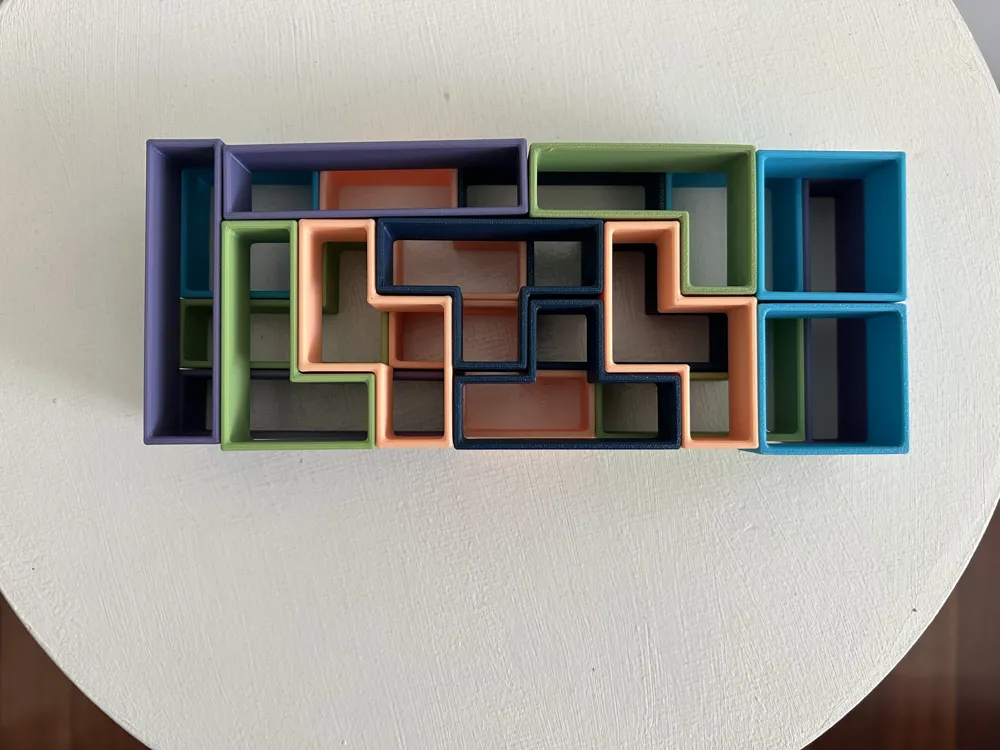 Tetris balance game by Liuk MakerWorld: Download Free 3D Models