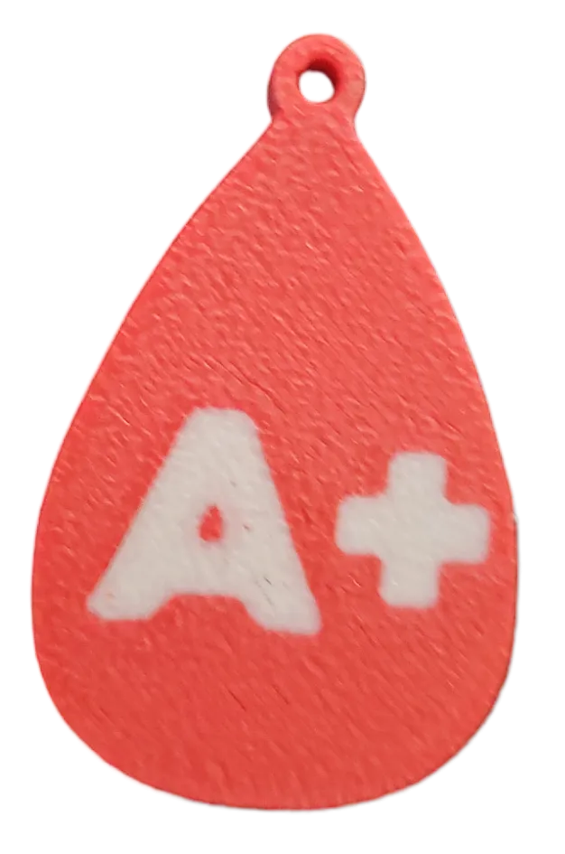 Blood Type Tag A+ by 3DKP - MakerWorld