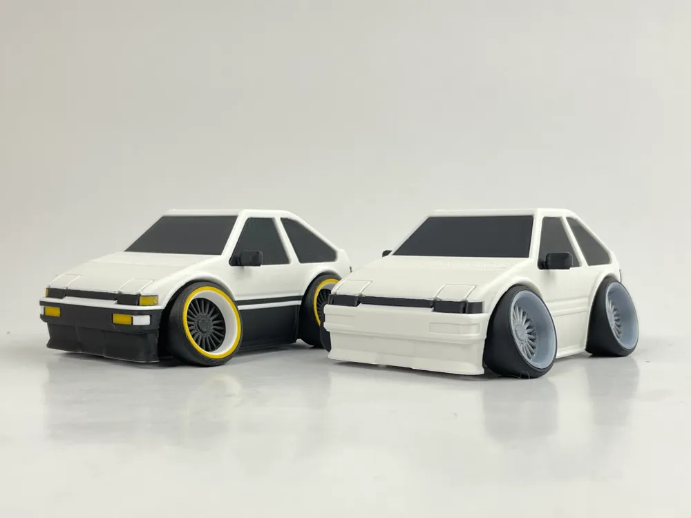 Tooned TOYOTA AE86 - Model kit by soarpix - MakerWorld