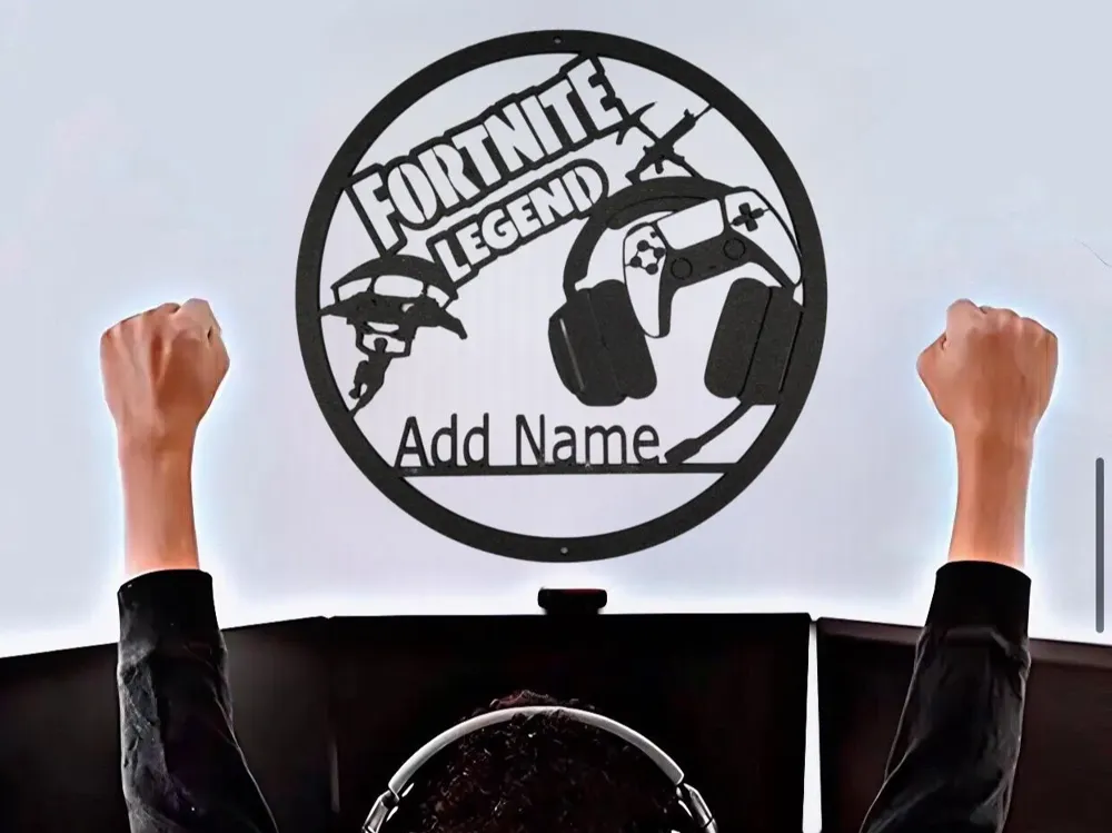 Fortnite Gaming Sign by 3DHappy MakerWorld: Download Free 3D Models