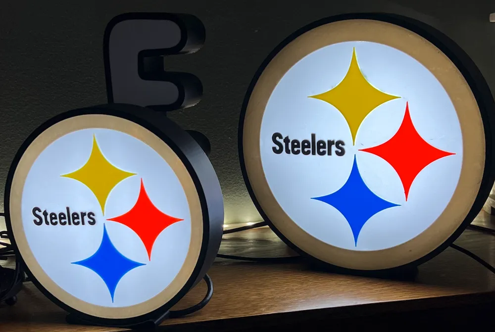 Pittsburgh Steelers Lightbox by dreed10 - MakerWorld