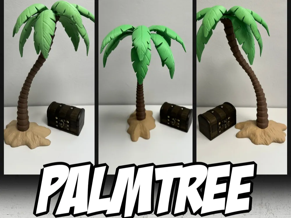 Palm tree 40 cm tall - Free 3D Print Model - MakerWorld
