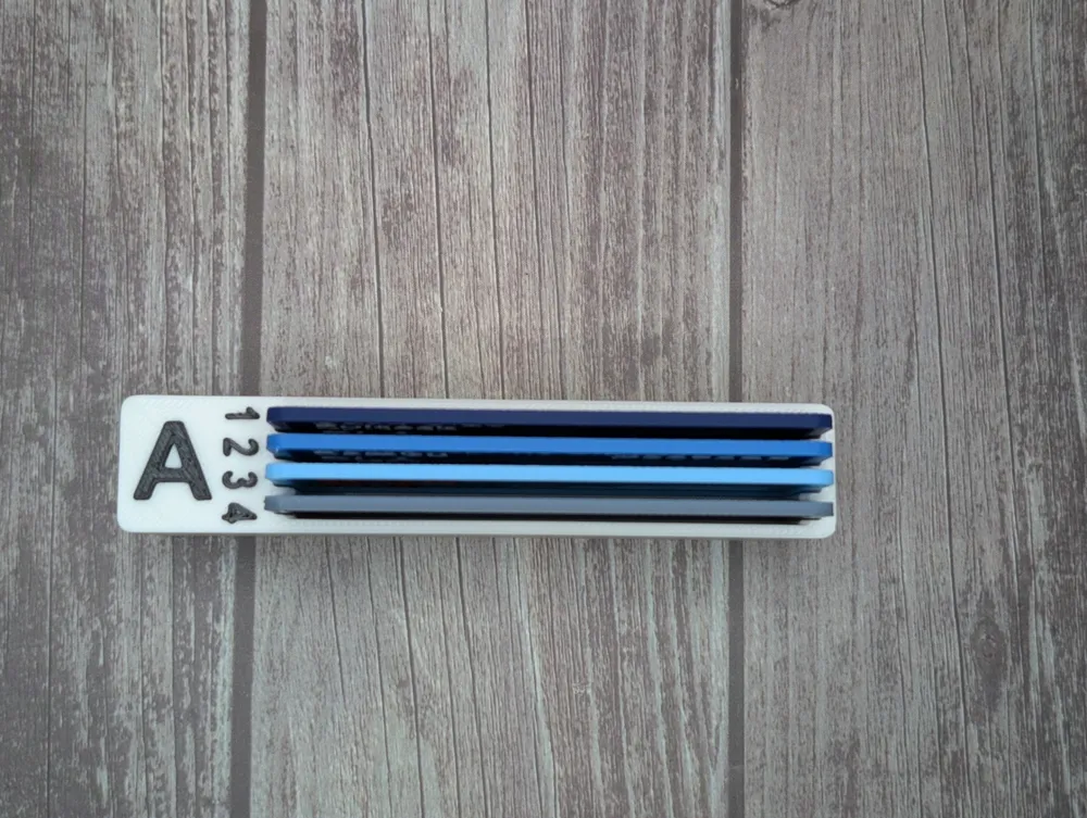 AMS Filament Sample Holder – 1 AMS unit by Sage Prints and Design ...