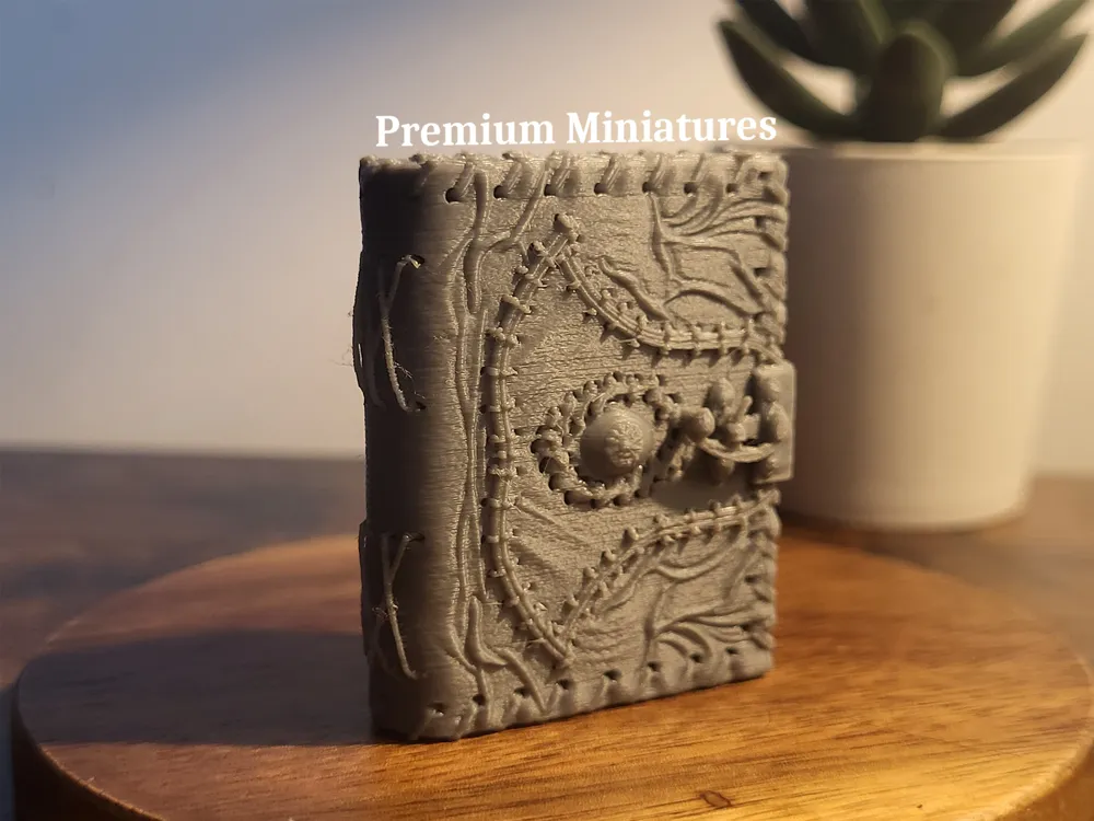 DnD Leather Spellbook Miniature by Jonparrish3D MakerWorld: Download ...