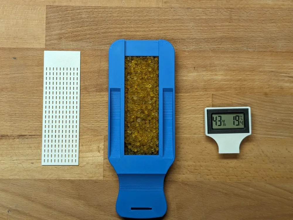 Filament Dry Box with Hygrometer Stand by Bernd1492 - MakerWorld