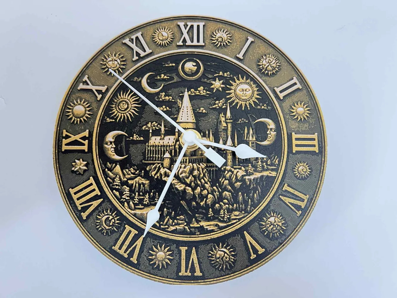Customizable Clock: Celestial Hogwarts Castle - Free 3D Print Model ...