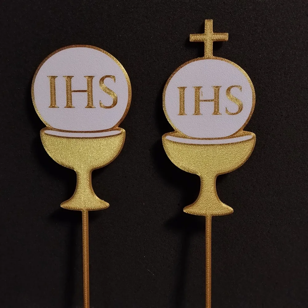 IHS Communion Topper –Holy Communion Decoration - Free 3D Print Model ...