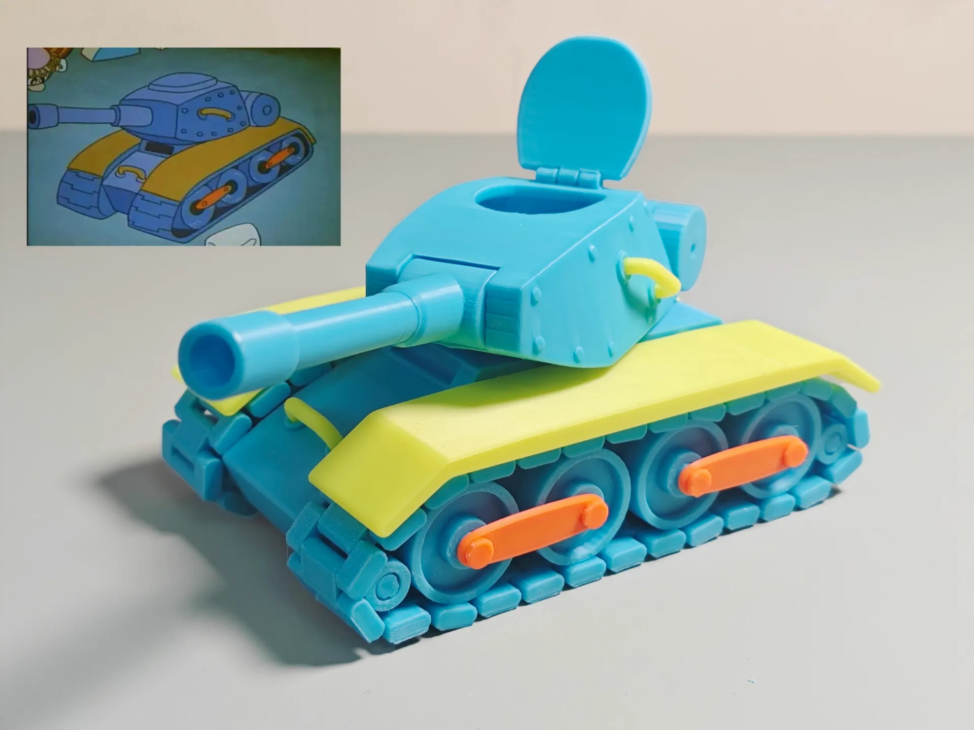 Shuke Beta Tank by 天生玩家国际服 - MakerWorld