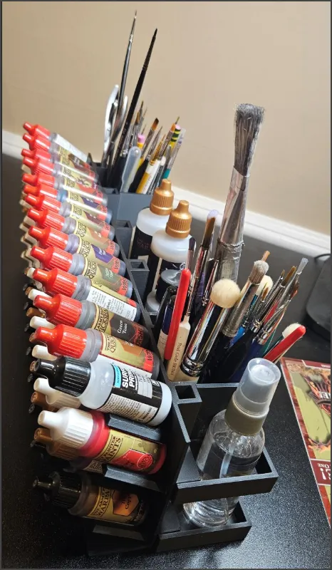 Expandable 26mm Maximum Density Paint Rack by JDMMakerWorld: Download ...