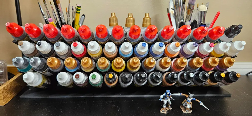 Expandable 26mm Maximum Density Paint Rack - Free 3D Print Model ...