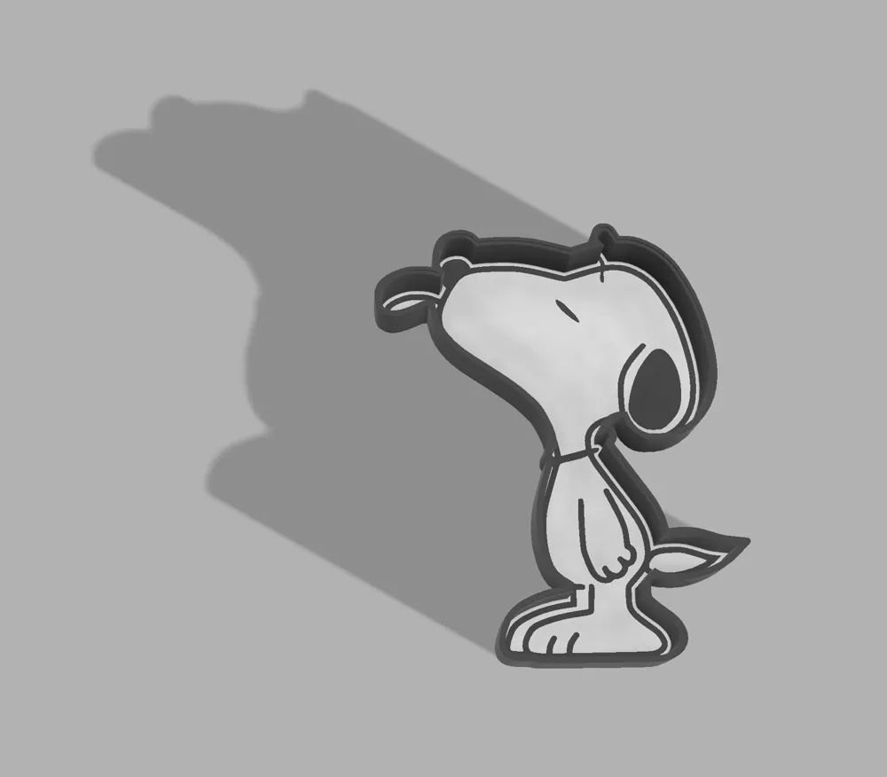 Snoopy Lightbox Led Lamp Peanuts by 3DGenius - MakerWorld