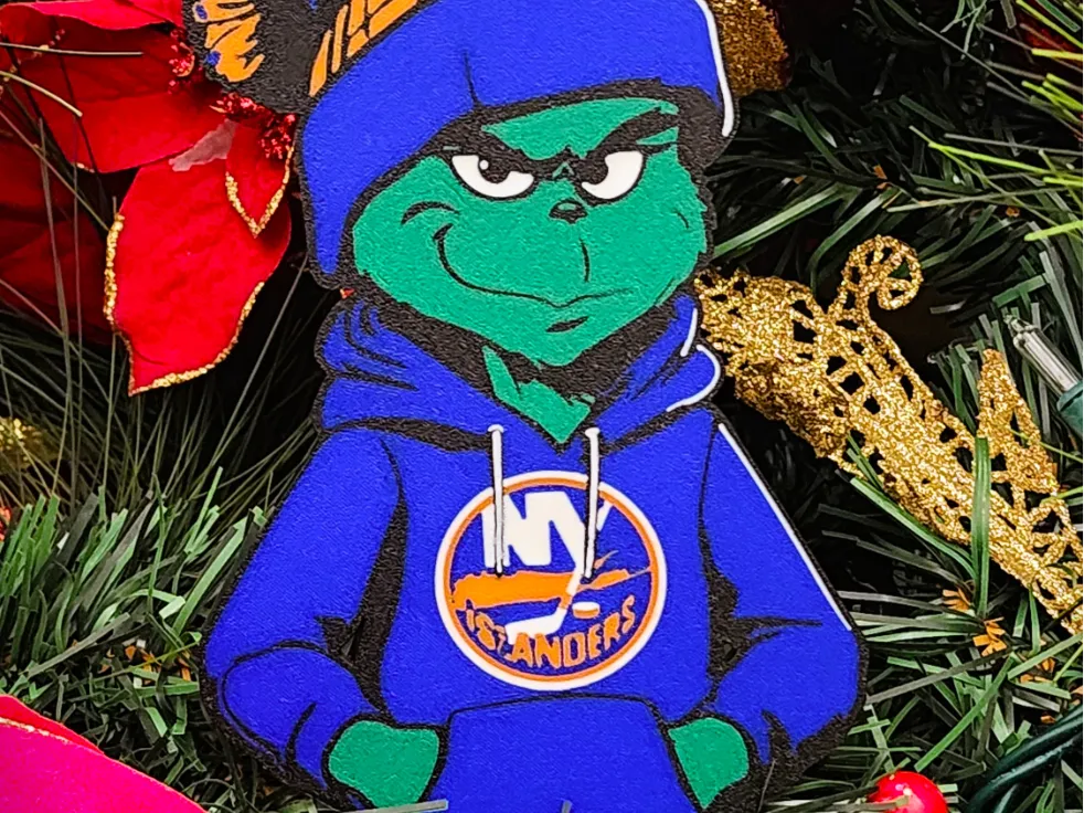 Grinch Islanders Ornament - Free 3D Print Model - MakerWorld