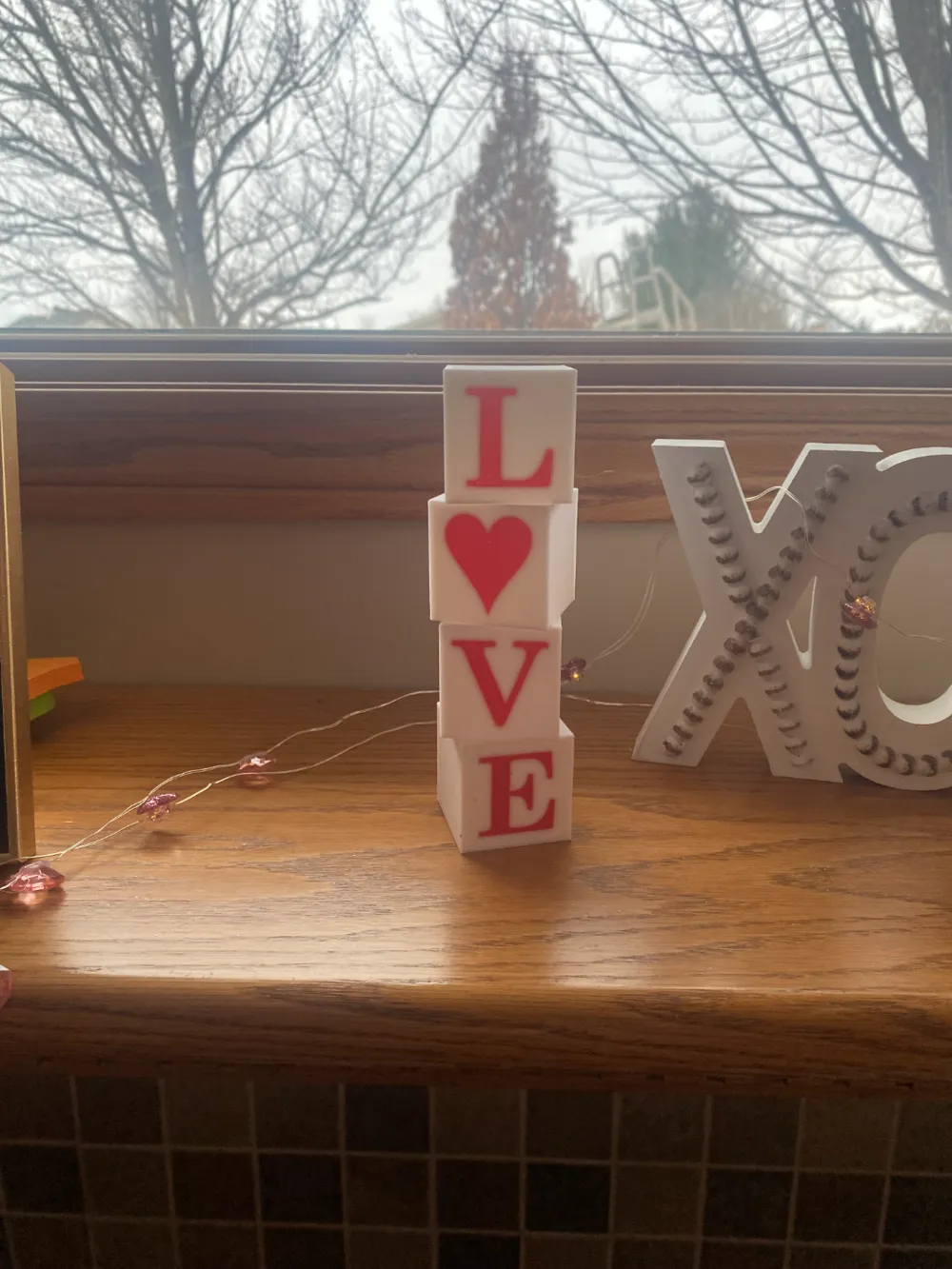 Love Letter Blocks | Valentines Day Decorations - Free 3D Print Model ...