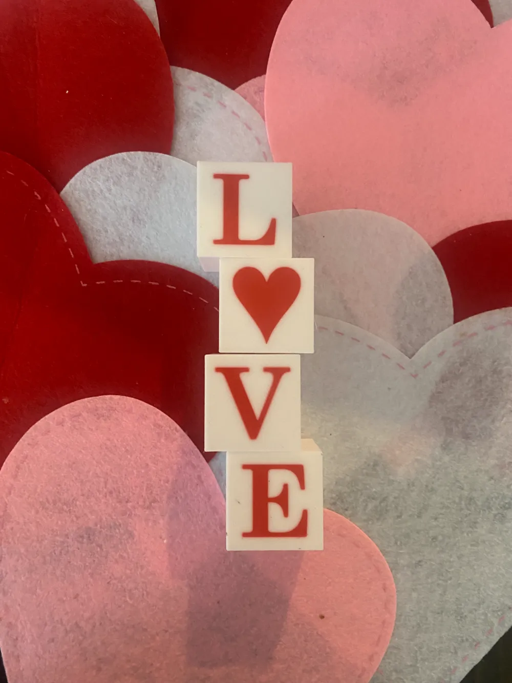 Love Letter Blocks | Valentines Day Decorations - Free 3D Print Model ...