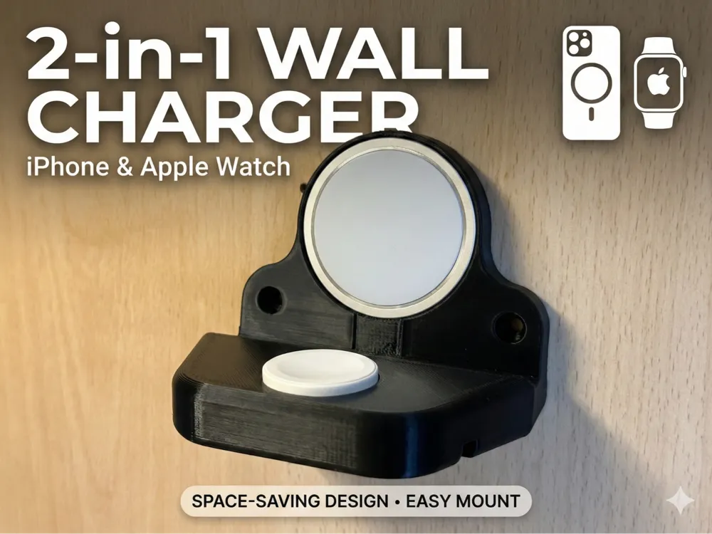 MagSafe dock V2 - Free 3D Print Model - MakerWorld