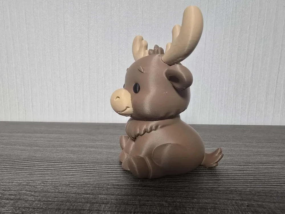 Cute Little Moose - Free 3D Print Model - MakerWorld