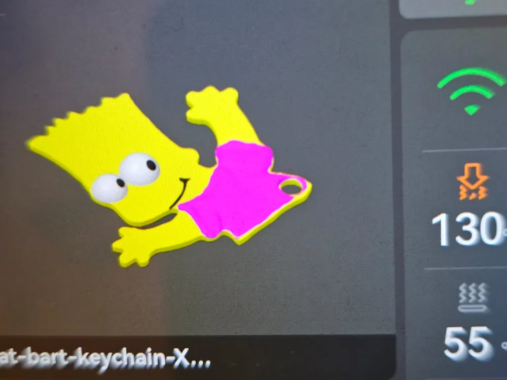 Bart Simpson dude keychain by MagnetDanny - MakerWorld