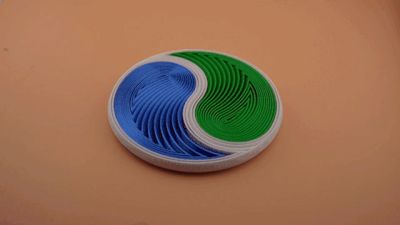 Yin-Yang Concentric Fidget by RJ Design MakerWorld: Download Free 3D Models