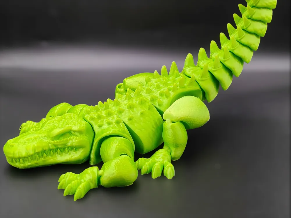 Swamp King: Articulated Gator! - Free 3D Print Model - MakerWorld