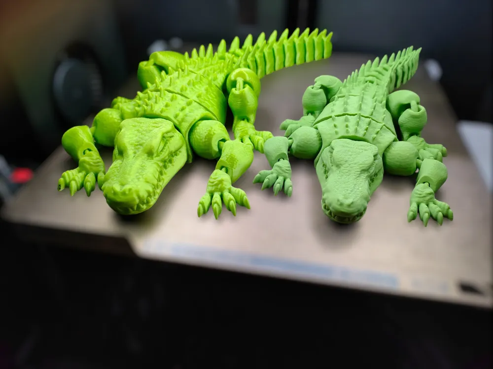 Swamp King: Articulated Gator! - Free 3D Print Model - MakerWorld