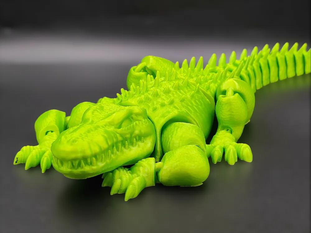 Swamp King: Articulated Gator! - Free 3D Print Model - MakerWorld