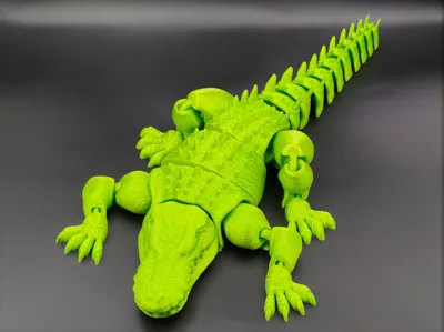 Swamp King: Articulated Gator! by TomczukCustoms MakerWorld: Download ...