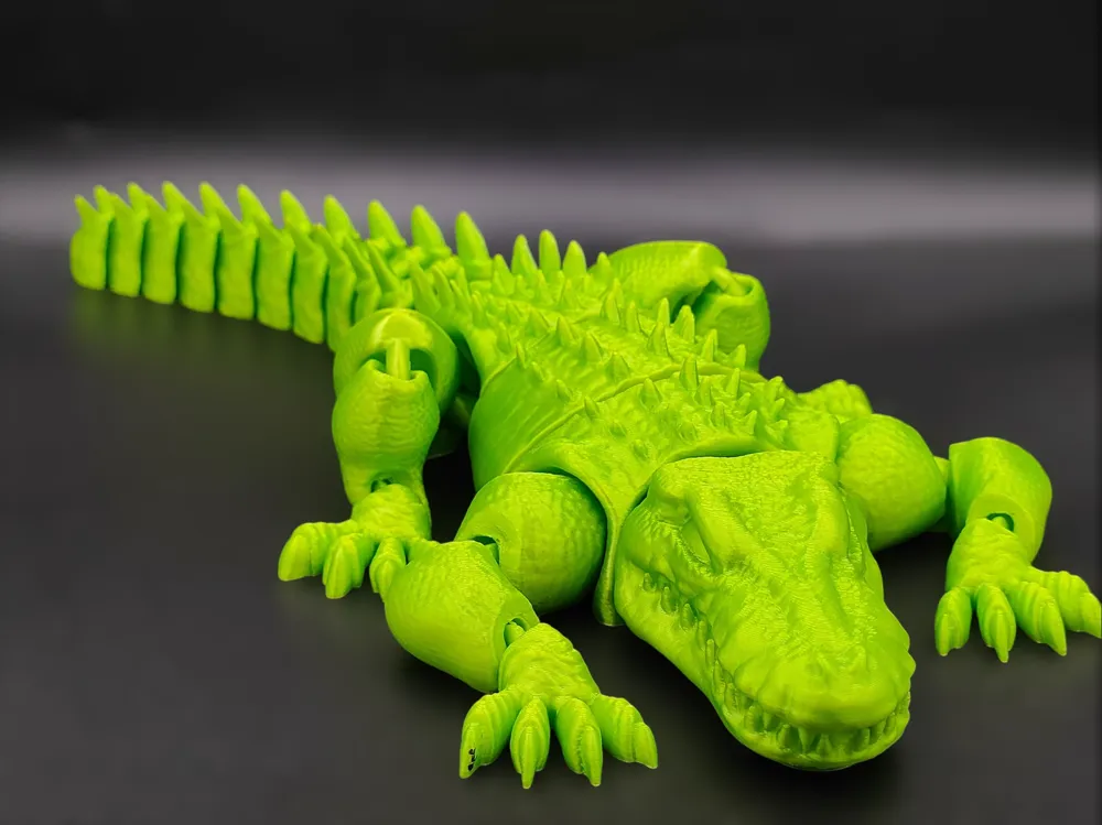 Swamp King: Articulated Gator! - Free 3D Print Model - MakerWorld