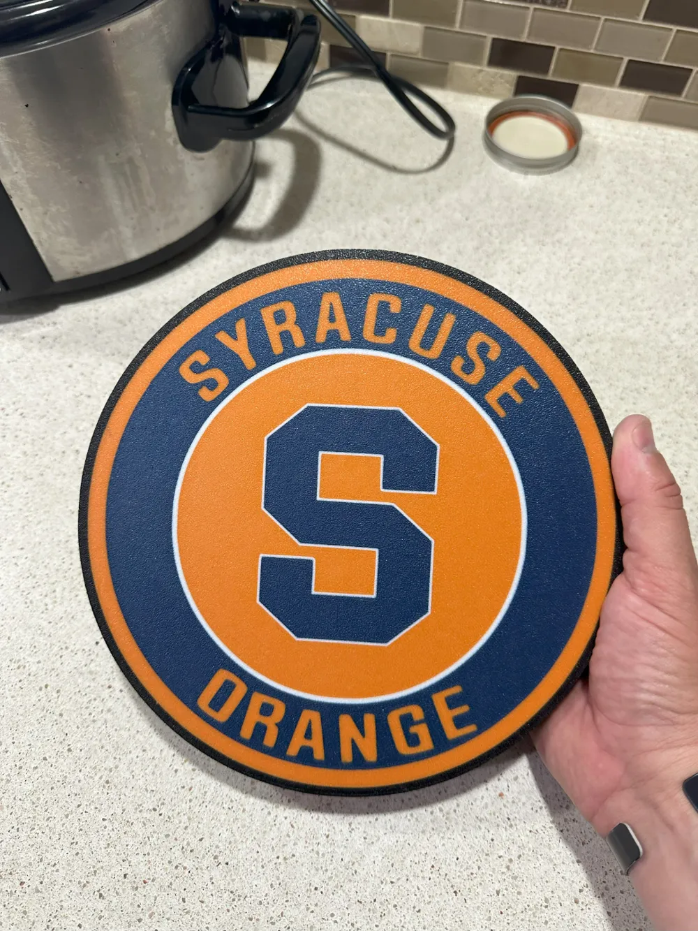 Syracuse Orange LED Lightbox by Rich C - MakerWorld