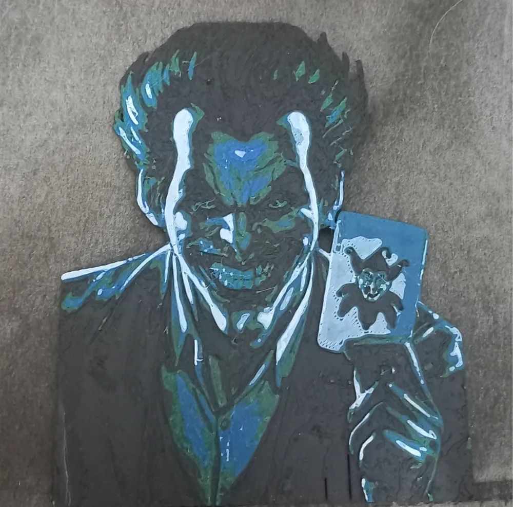 2d joker hueforge by clara - MakerWorld