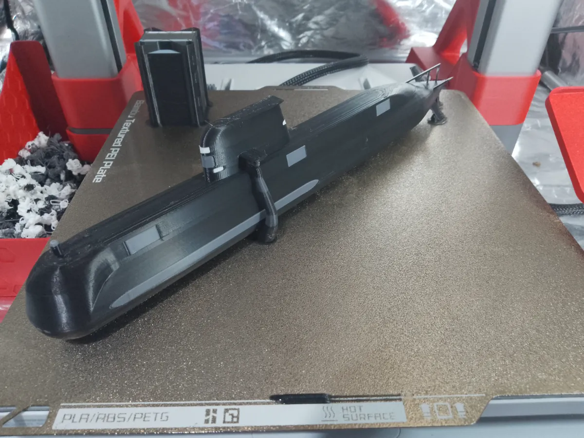 Australian Collins Class Submarine v2 - Free 3D Print Model - MakerWorld